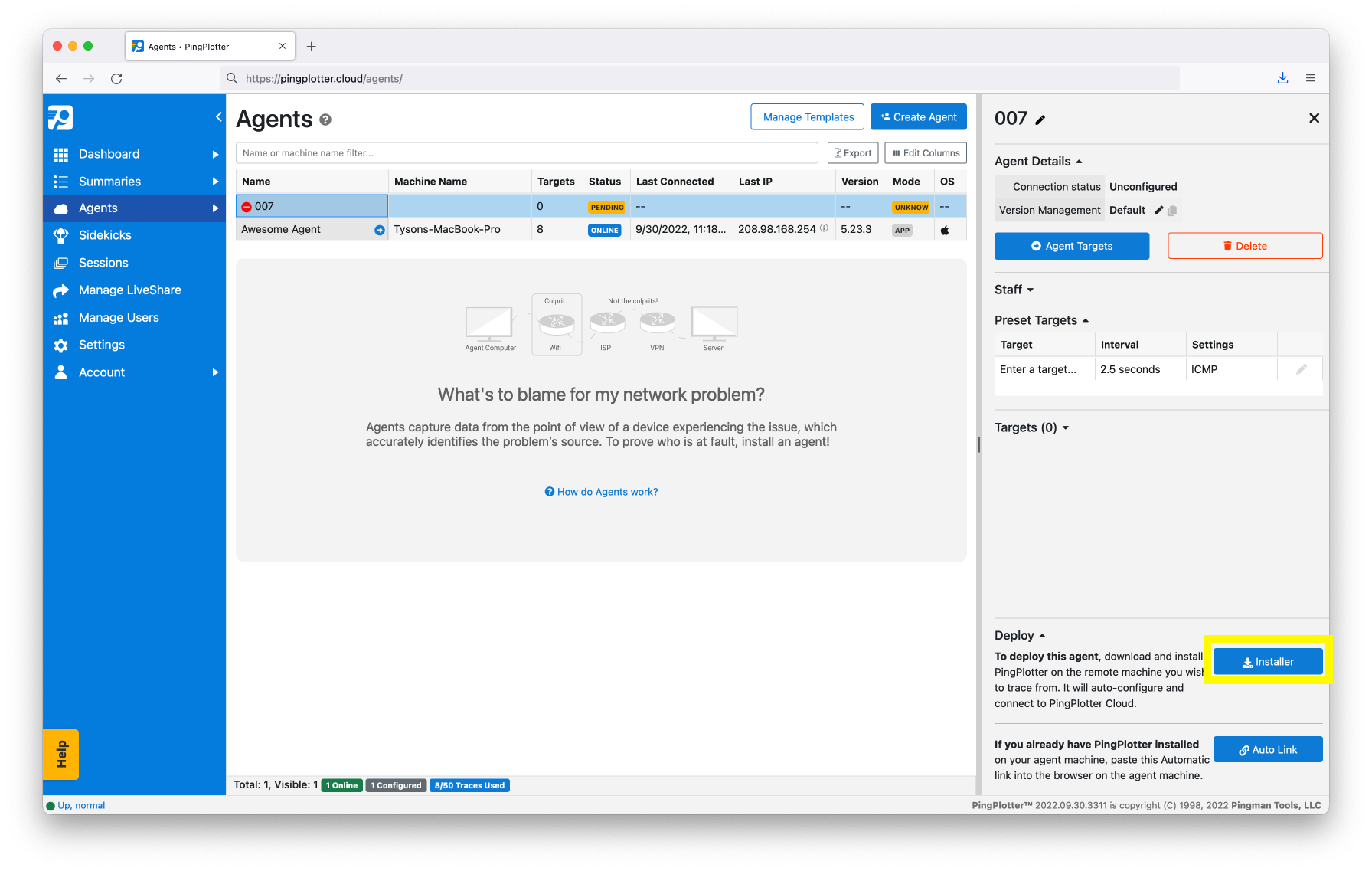 Individual Agent Deployment
